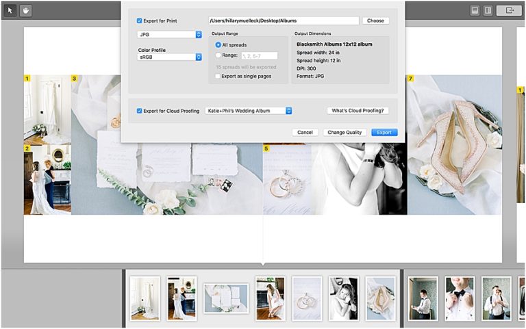 How to Create a Client Wedding Album - Hillary Muelleck
